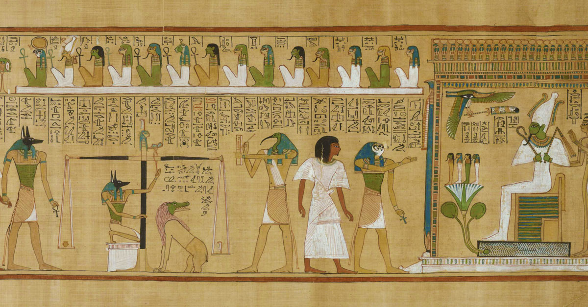 The Ancient Egyptian Great White Throne Judgment Scene - The Afrikan ...